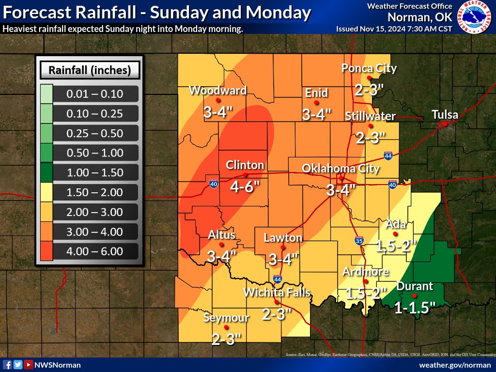 Lots of rain this weekend, potential for sever weather — then cold ...